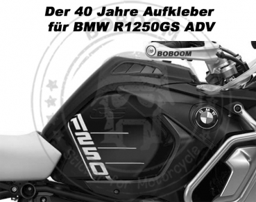 Boboom.de Stiker for Motorcycle - The 40 years decor sticker for the ...