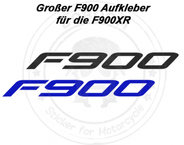Boboom.de Stiker for Motorcycle - F900 Dekor Aufkleber für die BMW F900XR