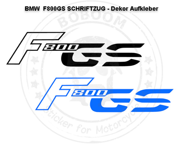 Boboom.de Stiker for Motorcycle - F800 GS Dekor Schriftzug Aufkleber ...